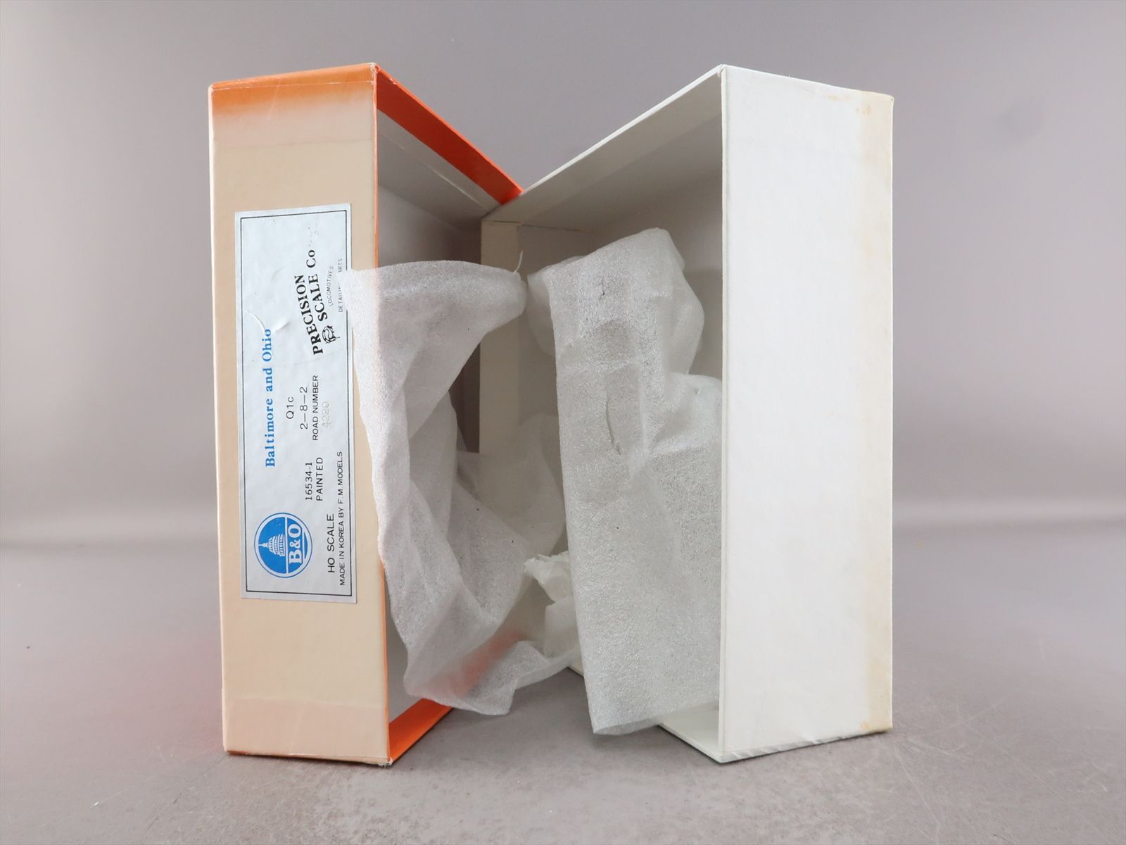 HO Brass Model - PSC 16534-1 B&O Baltimore & Ohio Q-1c 2-8-2 #4220 - F/P - 1991 Run - F.M. Models