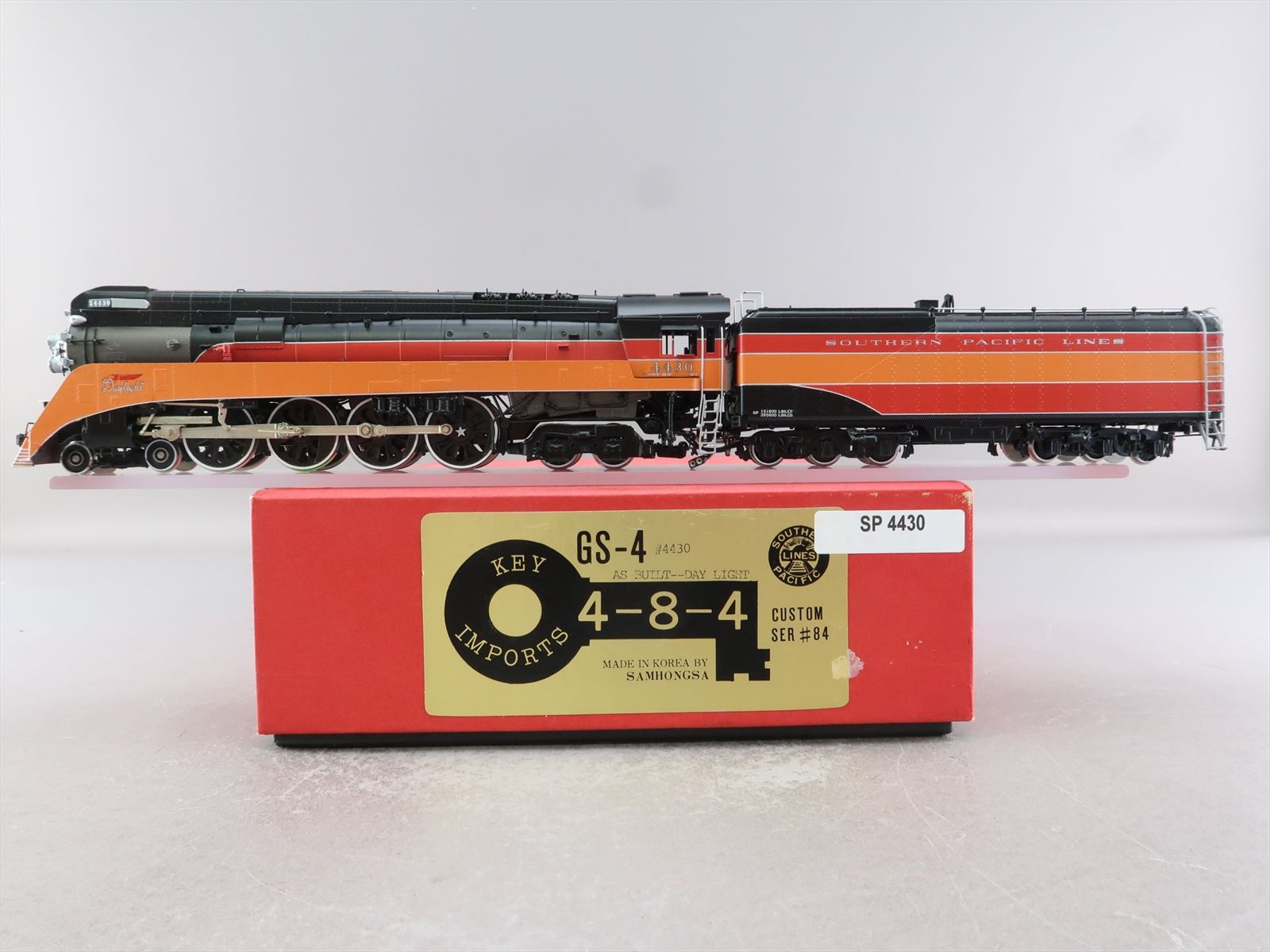 HO Brass Model - Key CS#84 SP Southern Pacific GS-4 As Built Daylight ...