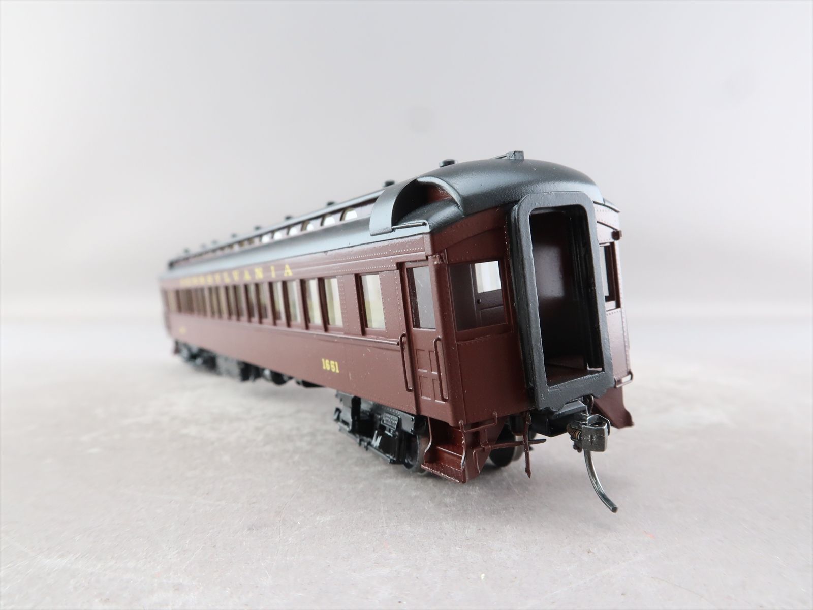 HO Brass Model - Railworks R-143 PRR Pennsylvania P-58 Steel Coach #1651 - Custom - 1990 Run ...