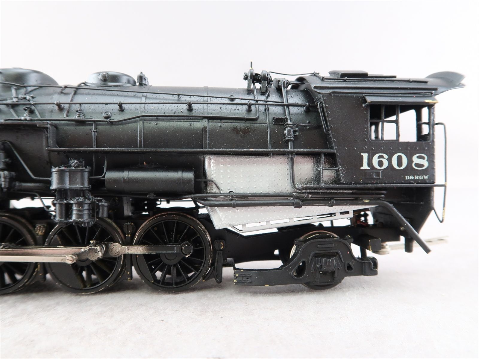 HO Brass Model - Key D&RGW Rio Grande M-75 4-8-2 Elesco FWH #1608 ...